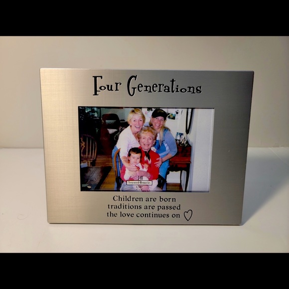Accents | Ganz Four Generations Frame Aluminum | Poshmark